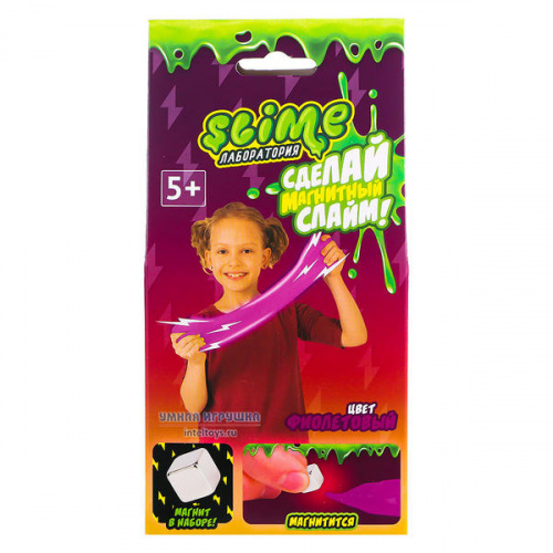 Малый набор Лаборатория Slime «Блестящий розовый слайм» для девочек ...