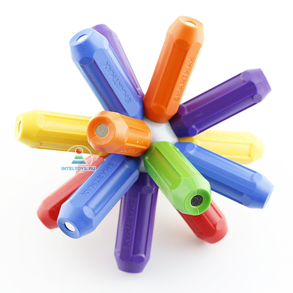 Магнитный конструктор SmartMax Основной (Basic Stunt) 46 деталей, Bondibon (Бондибон) купить в ...