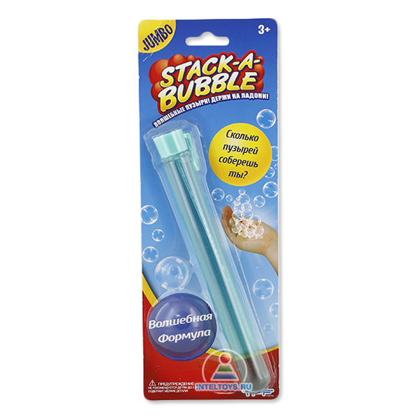 Застывающие мыльные пузыри Stack-a-Bubble, 45 мл (1 штука), TPF Toys ...