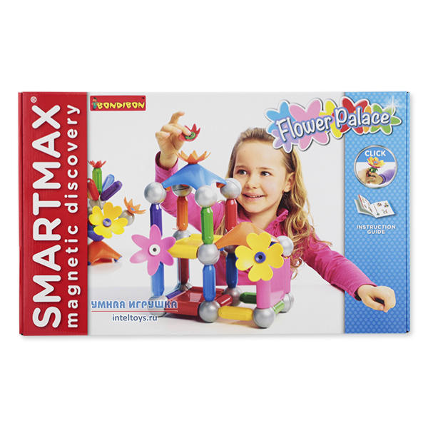 Магнитный конструктор SmartMax «Цветочный дворец», Bondibon (Бондибон) купить в Москве, Нижнем ...