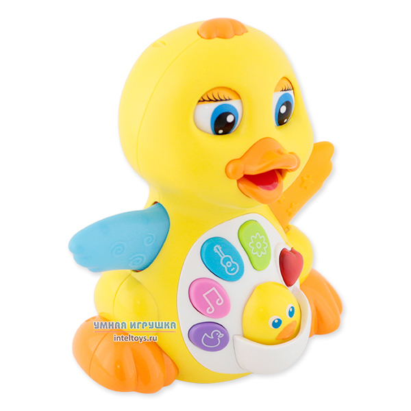 Интерактивная музыкальная игрушка Happy Baby «Quacky», Хеппи Беби ...