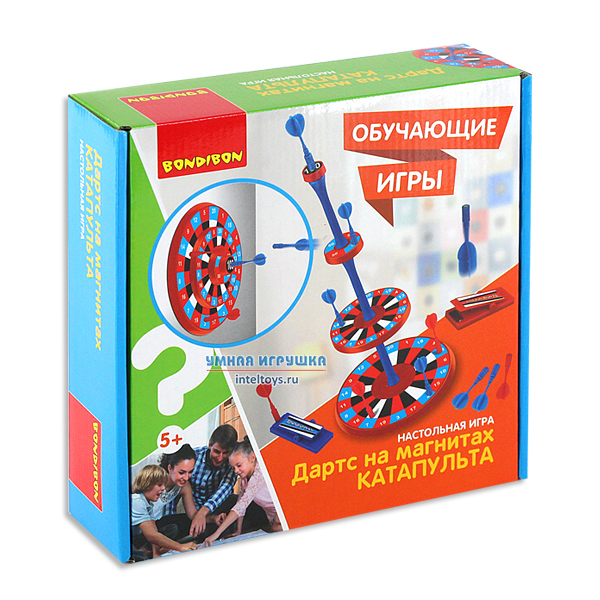 Настольная игра «Дартс на магнитах – Катапульта», Bondibon (Бондибон ...