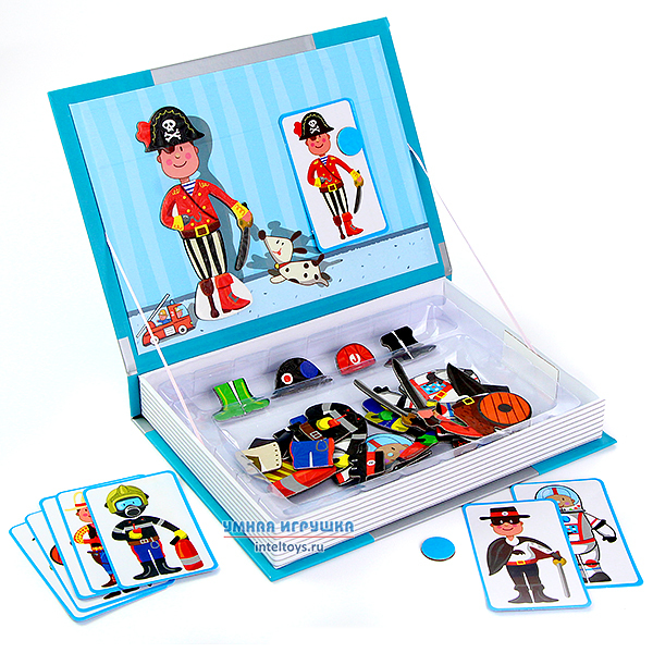 Развивающая игра «Интересные профессии», Magnetic Book (Магнетик Бук ...